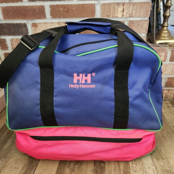 Helly Hansen | Bags | Vintage Helly Hansen Large Colorblock Duffle Bag ...
